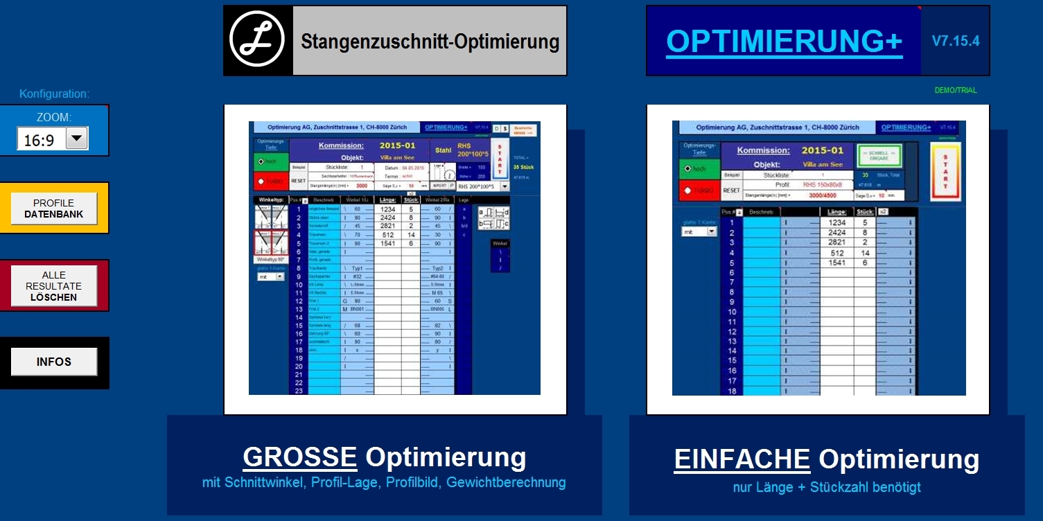 OPTIMIERUNG+ Beschreibung