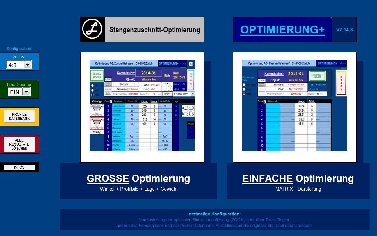 OPTIMIERUNG+ Beschreibung